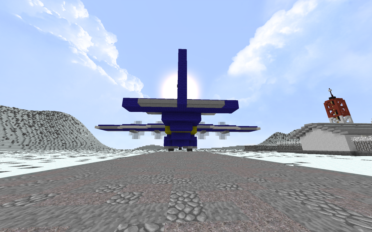 Blue Angels C-130T "Fat Albert" 1:1 Minecraft Map