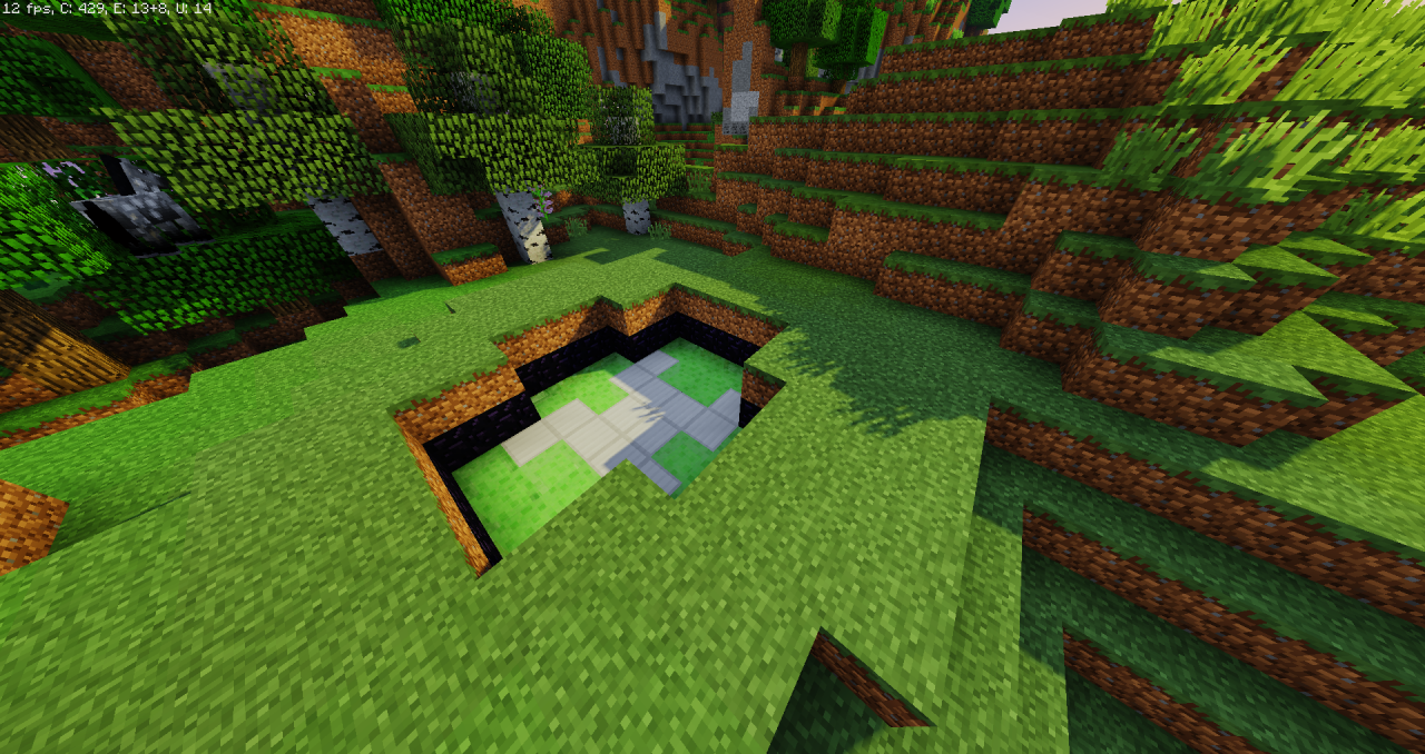 Empty Hidden Base - With food supply - Use it how you want! Minecraft Map