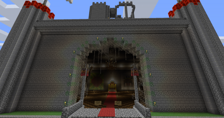huge castle Minecraft Map