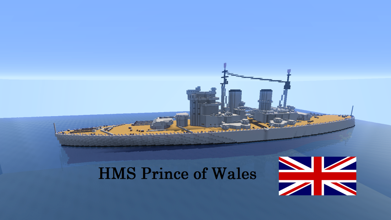 HMS Prince of Wales Minecraft Map
