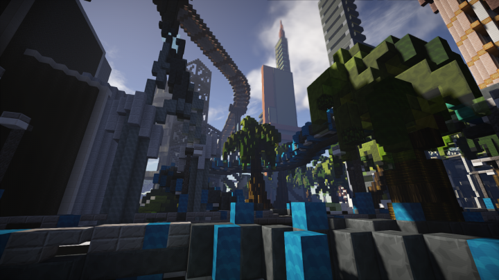 Luccid Utopia - City of the Future Minecraft Map