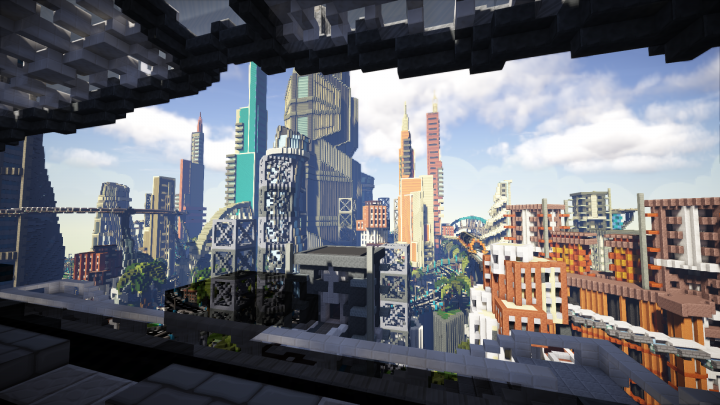Luccid Utopia - City of the Future Minecraft Map