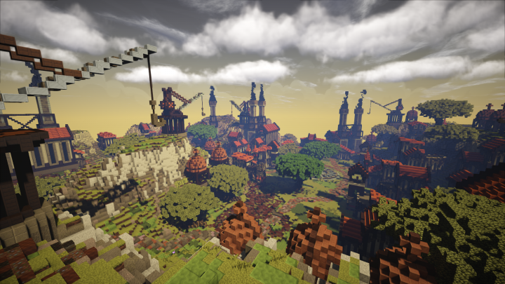 Luccid Utopia - City of the Future Minecraft Map