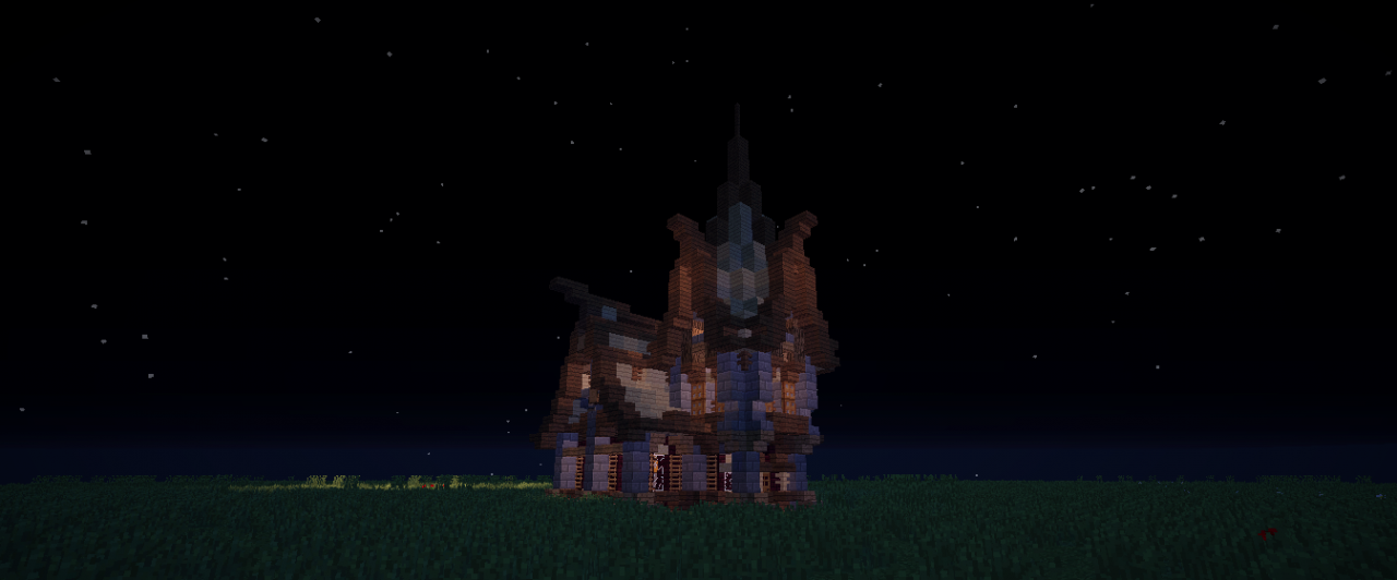 Medieval house with WatchTower Minecraft Map