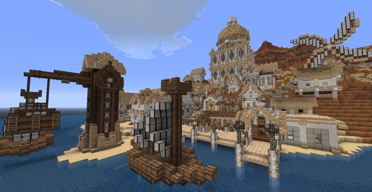 SummerSide Harbour Minecraft Map
