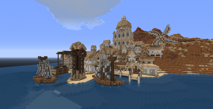 SummerSide Harbour Minecraft Map