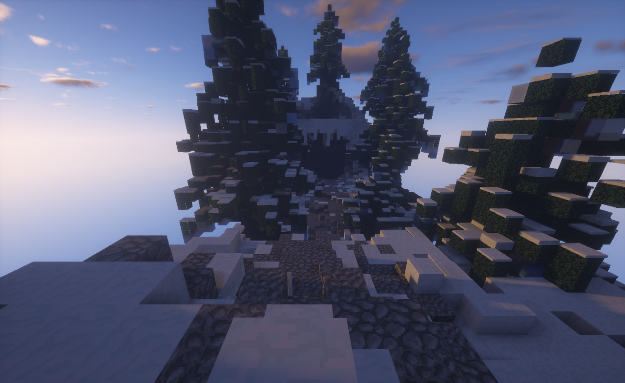 Snow Land Lobby Minecraft Map