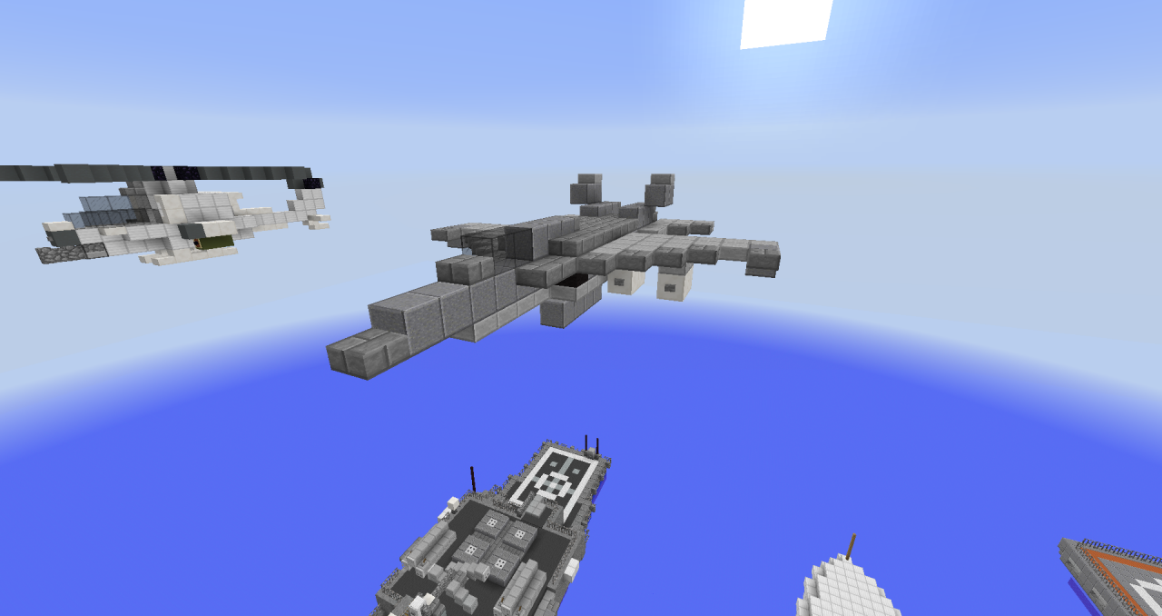 All of my Naval Builds in Chronological Order Minecraft Map