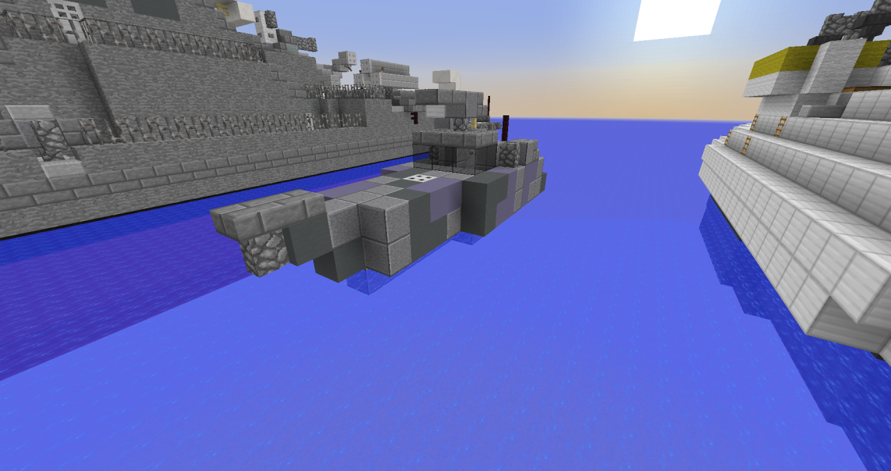 All of my Naval Builds in Chronological Order Minecraft Map
