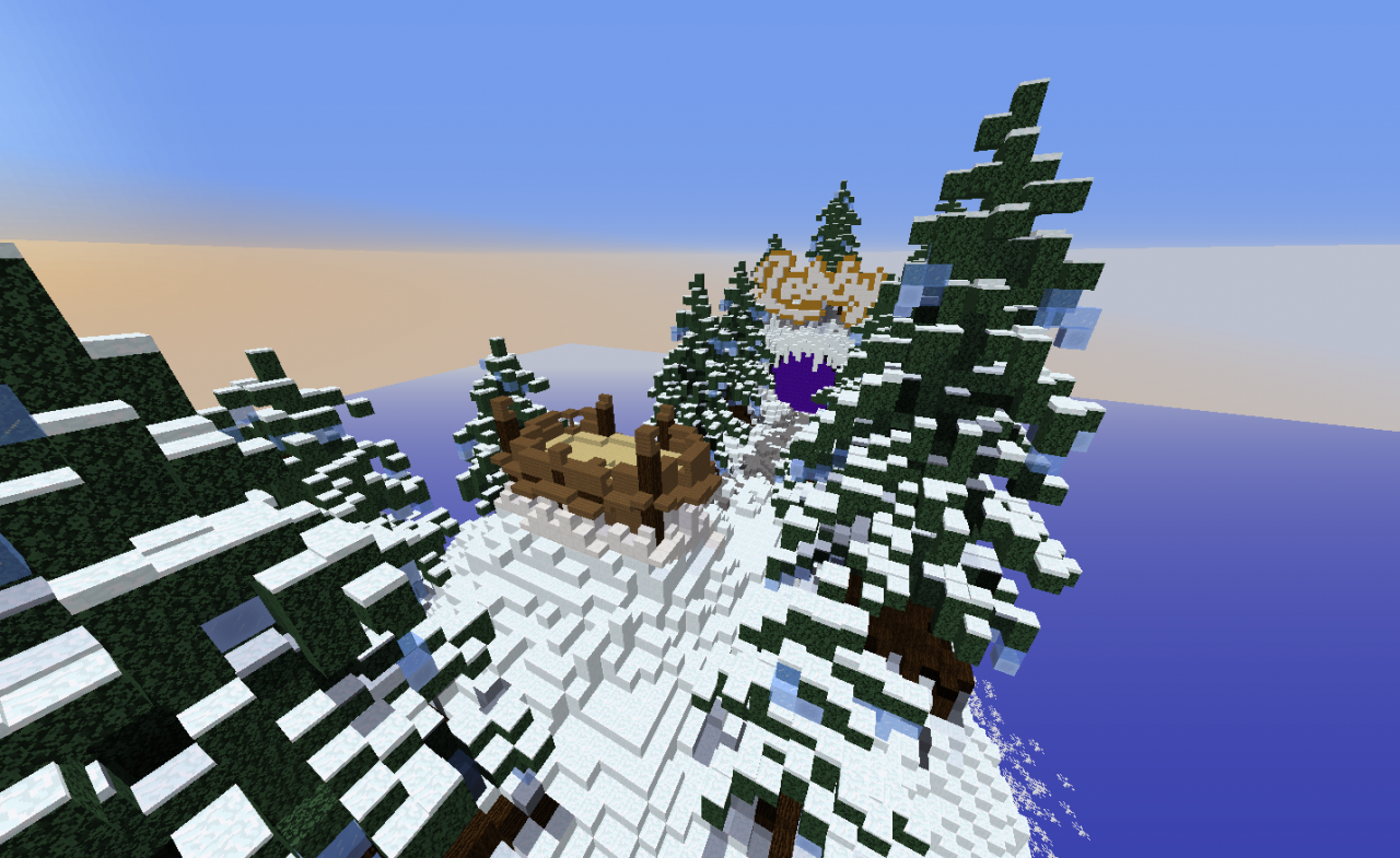 Snow Land Lobby Minecraft Map