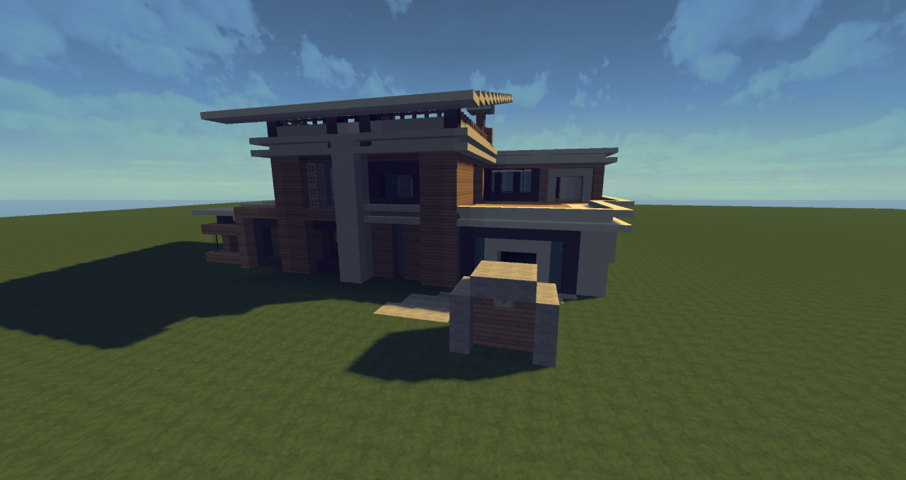 Modern House (no Interior Minecraft Map
