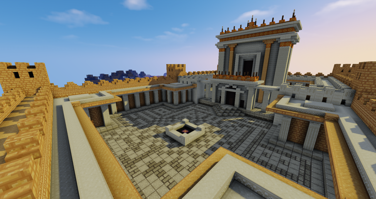 Herod's Temple of Jerusalem Minecraft Map