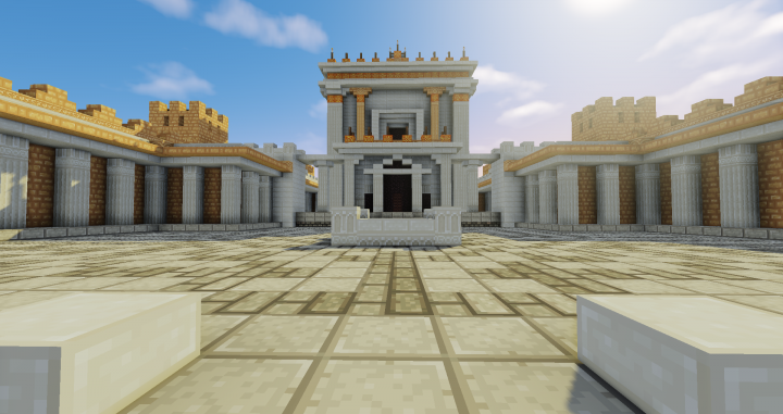 Herod's Temple of Jerusalem Minecraft Map