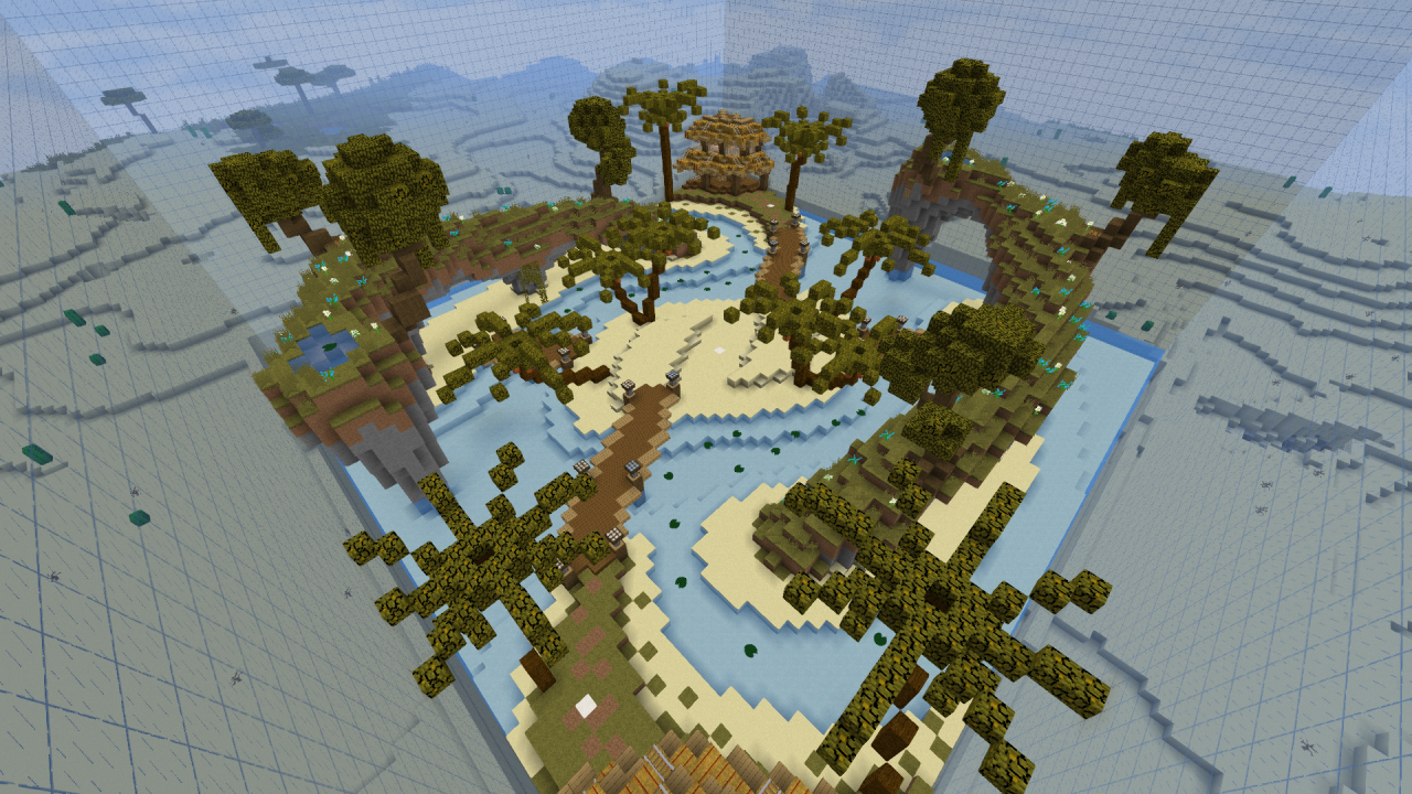 Lucky Block NO MODS maps 1vs1 Minecraft Map