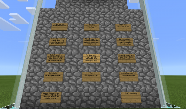 [Win 10/MCPE] Behavior Pack Template Minecraft Map