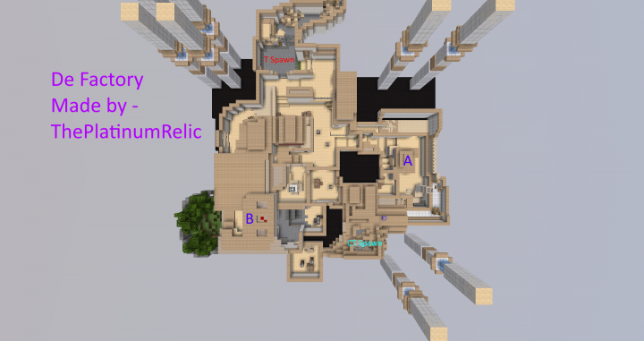 CSGO Map DE_SILO in Minecraft! Minecraft Map