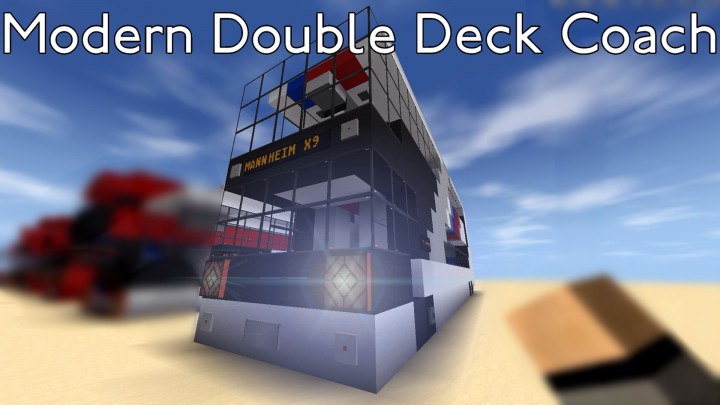 Modern Double Deck Coach Minecraft Map
