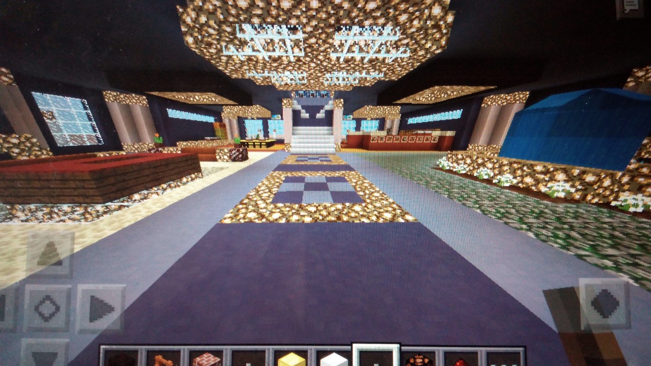 Blue Modern-Natural House Minecraft Map