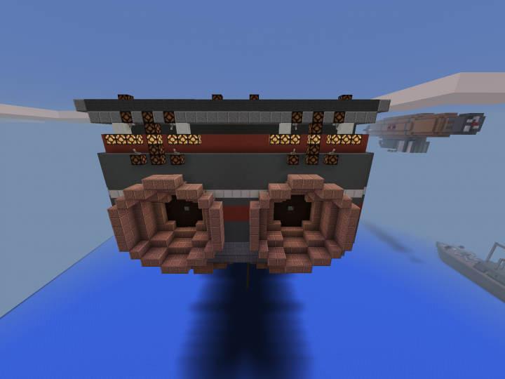 Airborne Mothership Carrier Minecraft Map