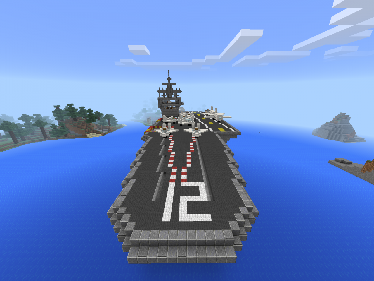 Aircraft Carrier Minecraft Map