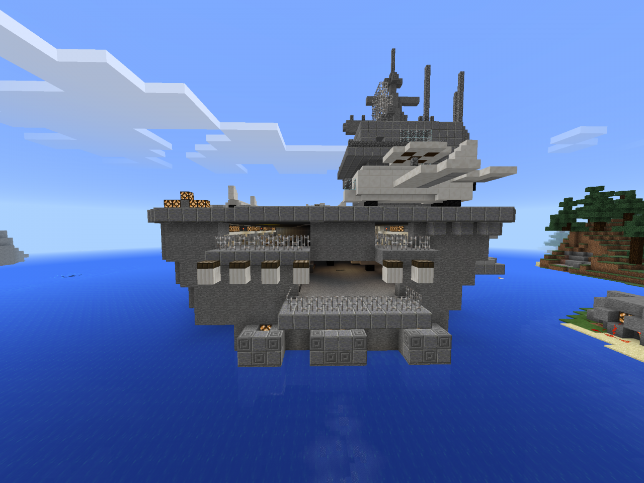 Aircraft Carrier Minecraft Map