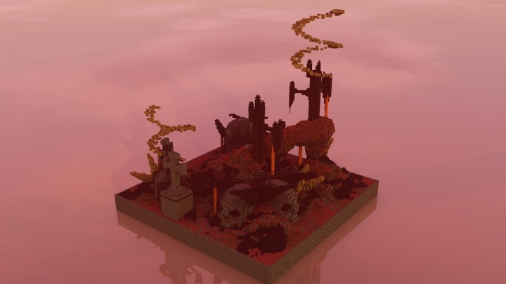 4 Spooky and Clean KOTH PVP Maps Minecraft Map