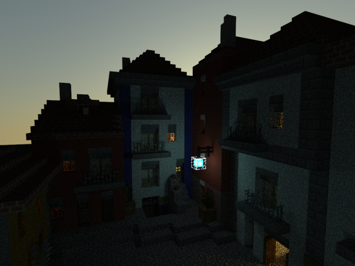 Lisbon Courtyard/Pátio de Lisboa Minecraft Map