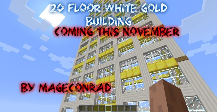 white gold 20 floor building Trailer Minecraft Map