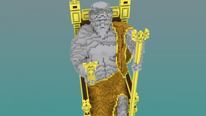 Zeus Statue Minecraft Project