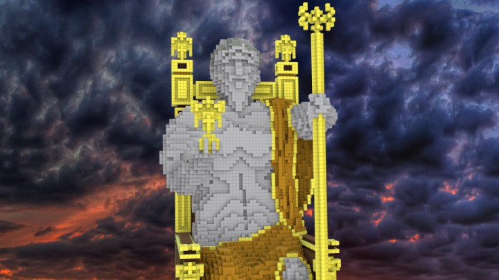 Zeus Statue Minecraft Project