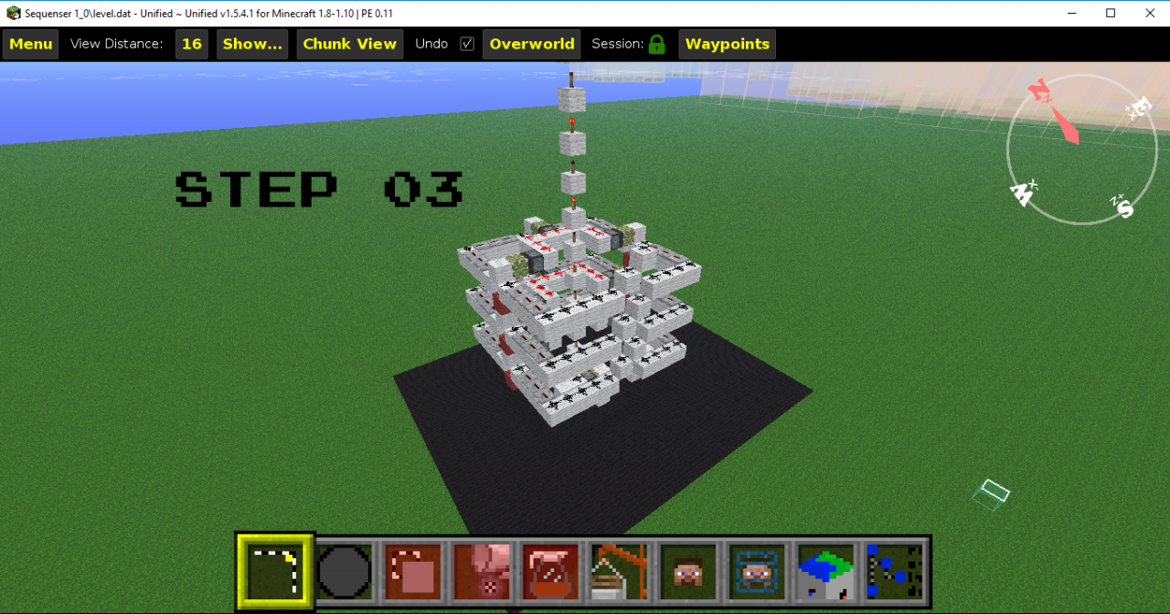 Sequencer Pattern Brain Minecraft Map
