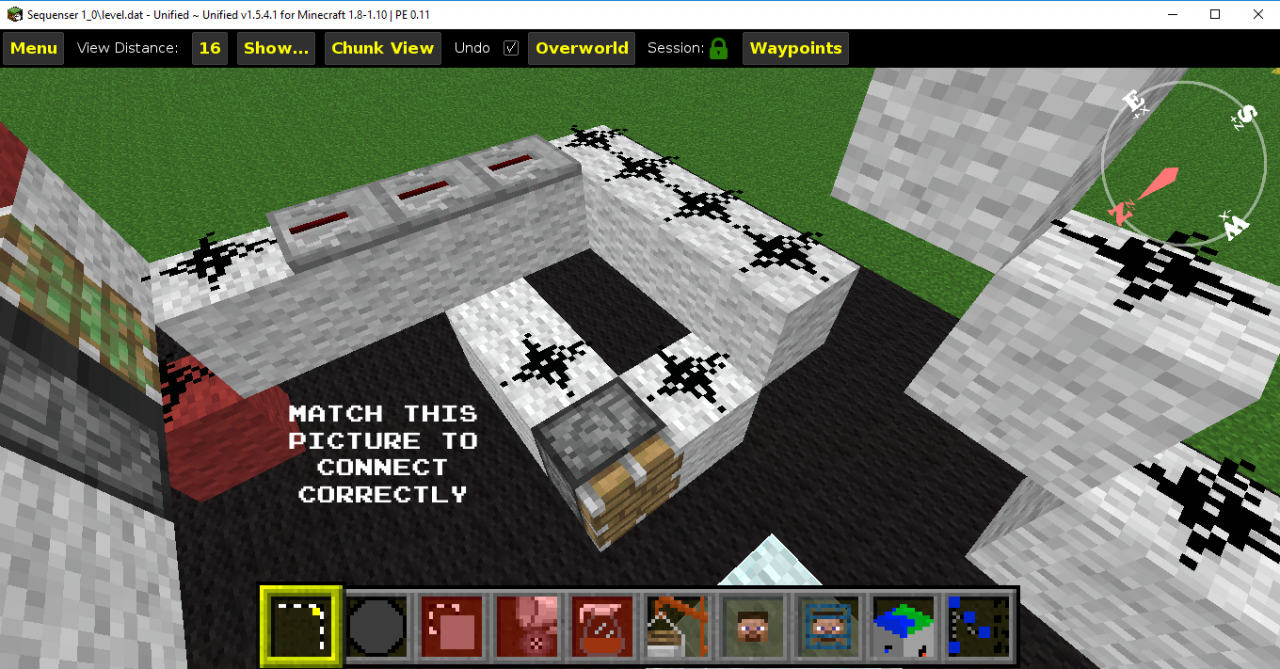 Sequencer Pattern Brain Minecraft Map