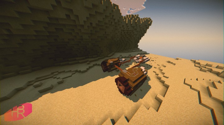 Star Wars | Podrace Capture: Model Bran AT-1 Minecraft Map