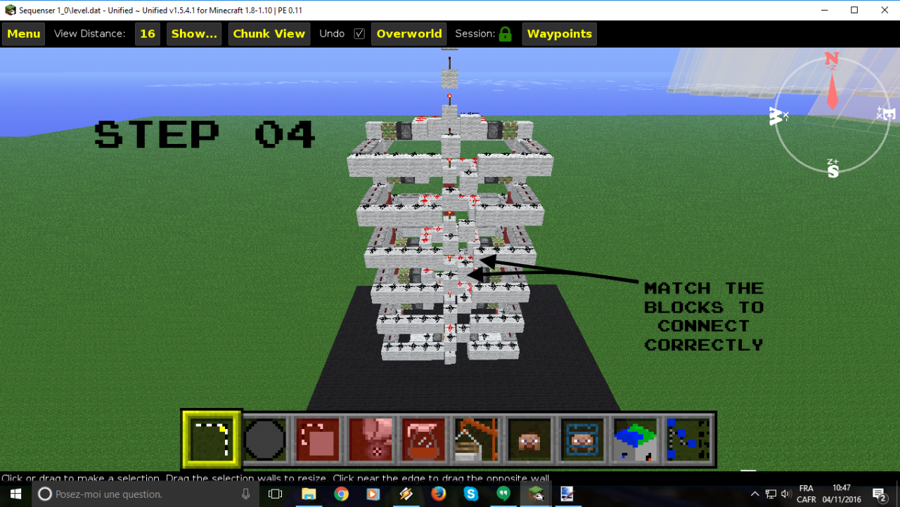 Sequencer Pattern Brain Minecraft Map