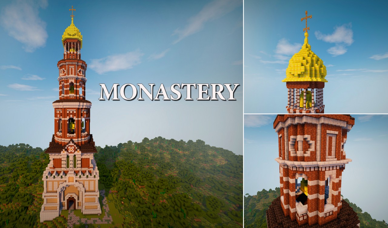 Monastery / Church Minecraft Map