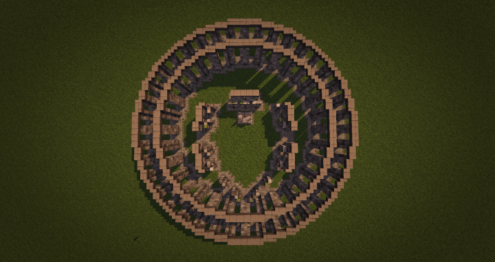 Recreation of Stonehenge Minecraft Map