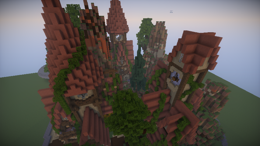 The Flying Town Minecraft Map