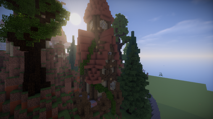 The Flying Town Minecraft Map