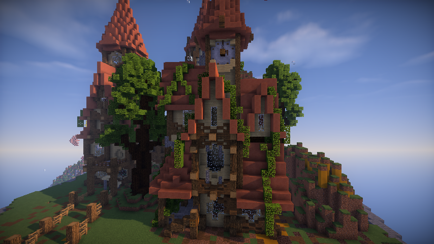 The Flying Town Minecraft Map