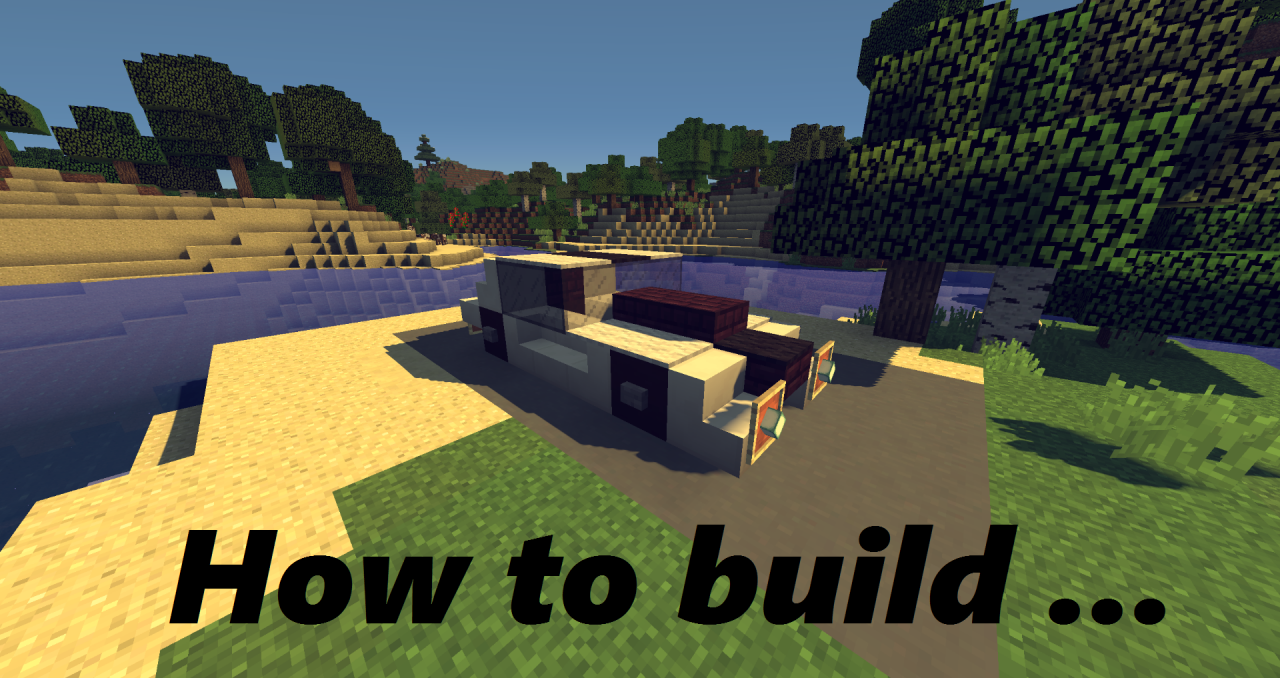How to build ... Basic car Minecraft Map