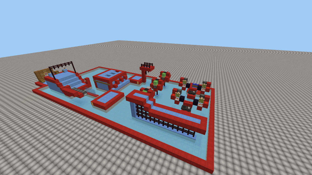 Minecraft Wipeout Minecraft Map