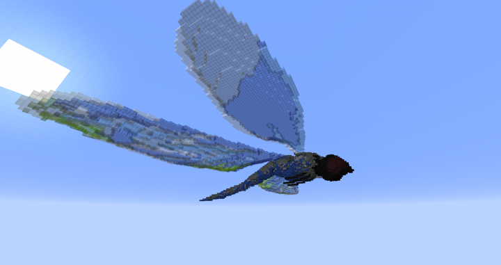 Dragonfly Organic Build Minecraft Map
