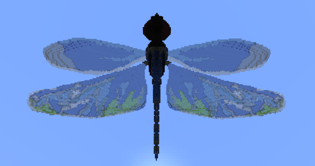 Dragonfly Organic Build Minecraft Map