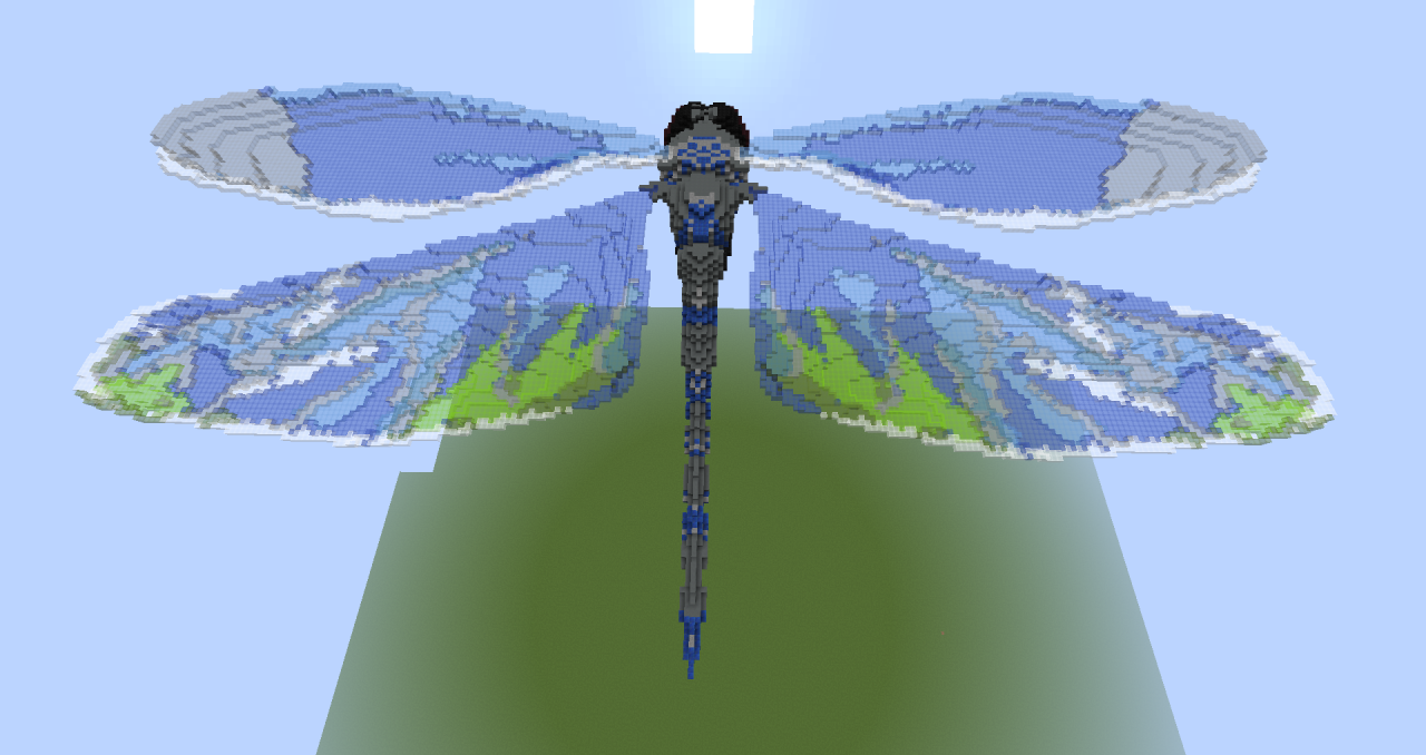 Dragonfly Organic Build Minecraft Map