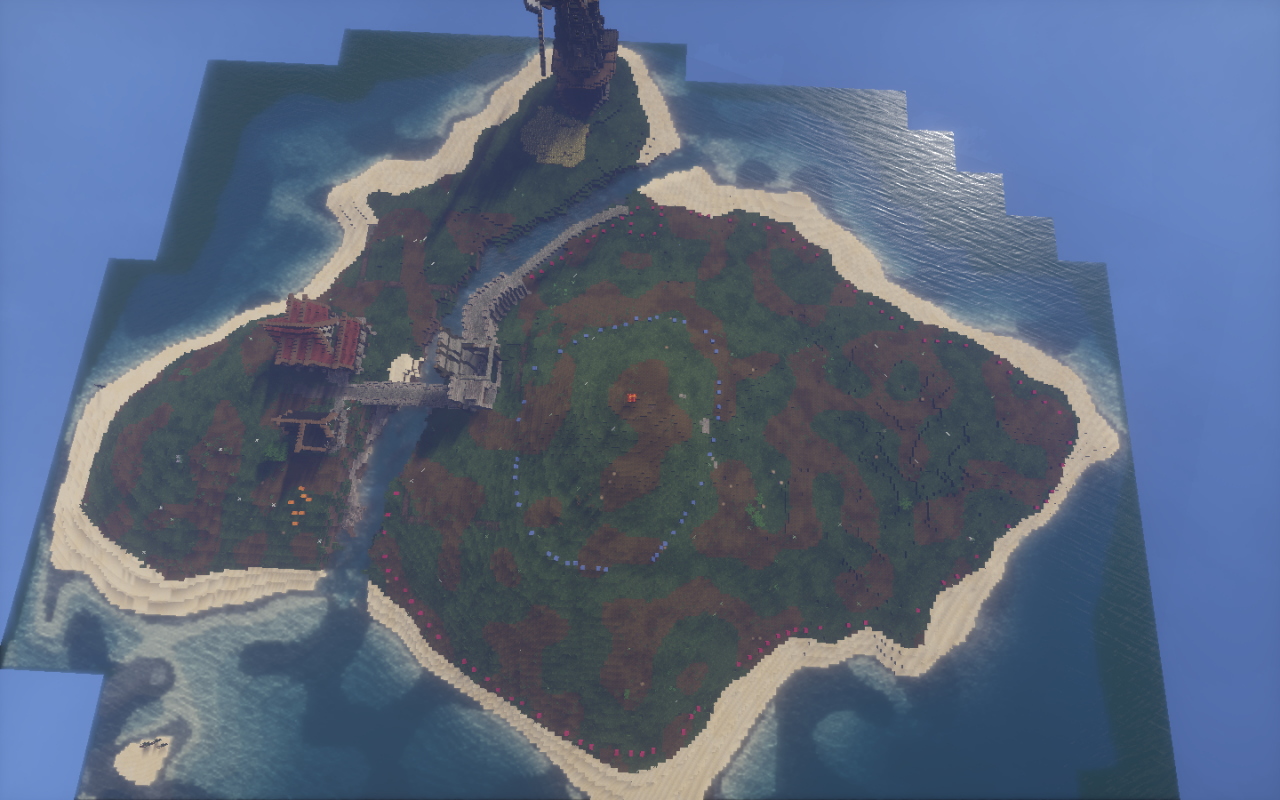 Medieval Fantasy Island Minecraft Map
