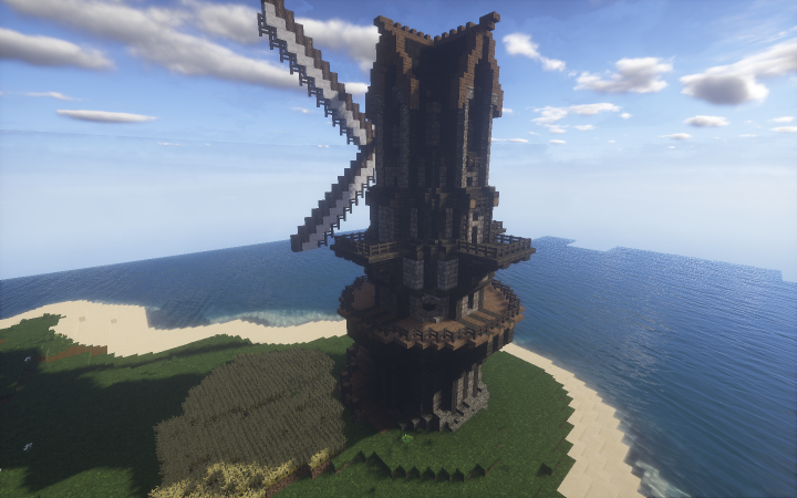 Medieval Windmill Minecraft Map