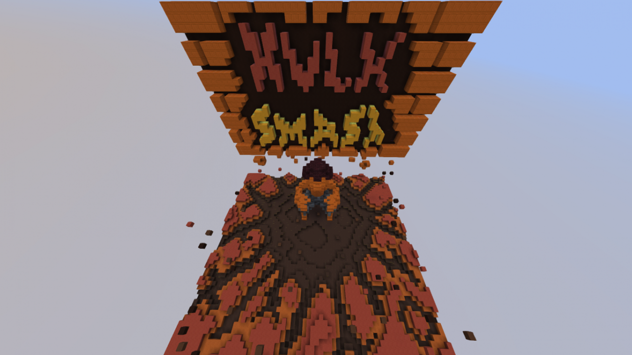 Red Hulk Smash! Minecraft Map