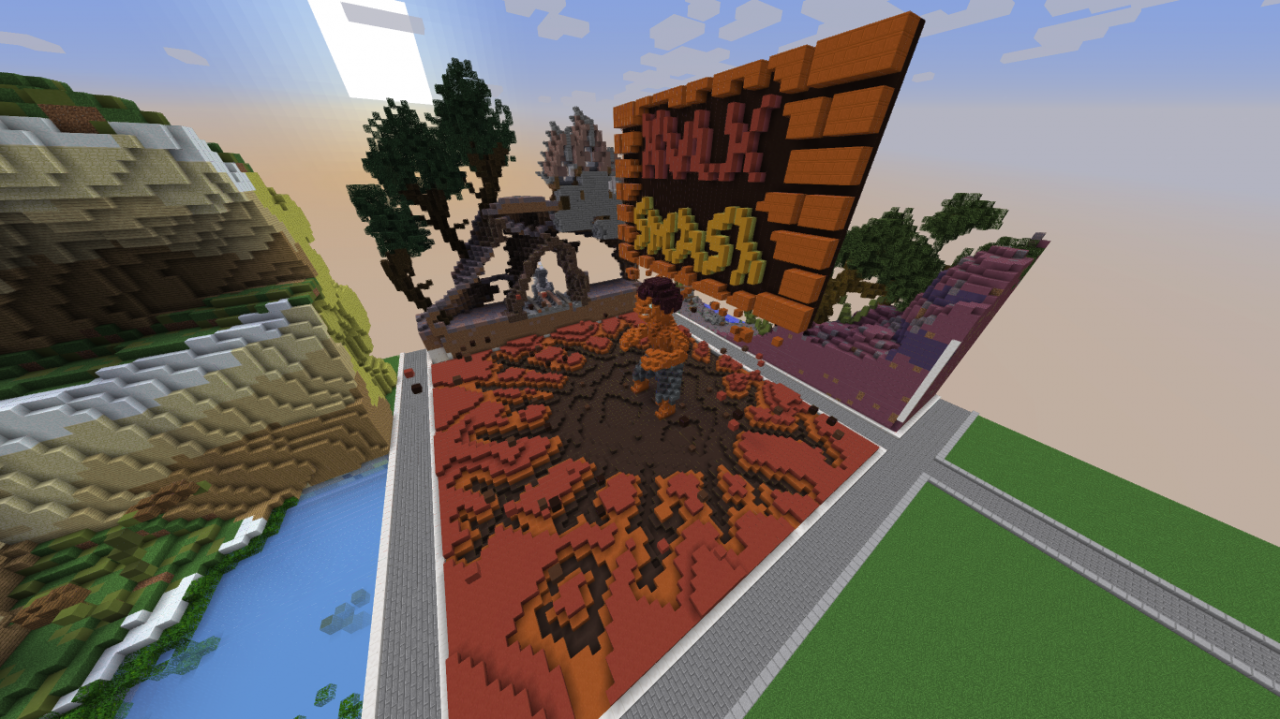 Red Hulk Smash! Minecraft Map