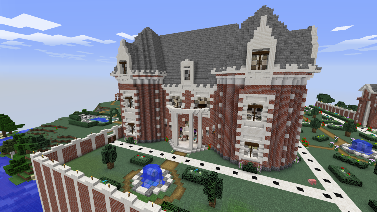 French Chateau Castle Minecraft Map