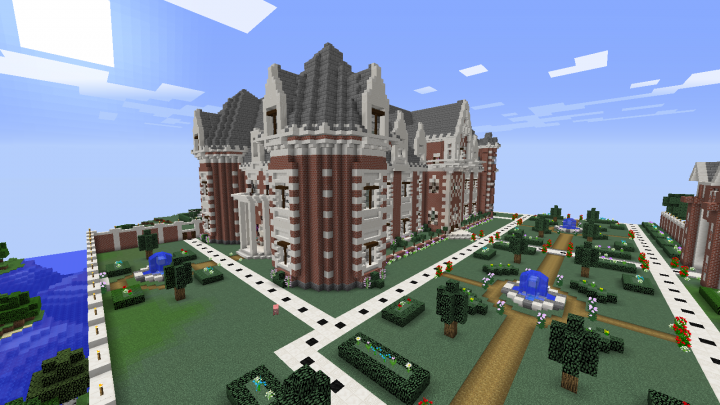 French Chateau Castle Minecraft Map